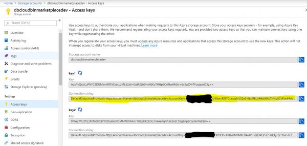 Azure deployment - Database downsizing to Cloud Object Storage