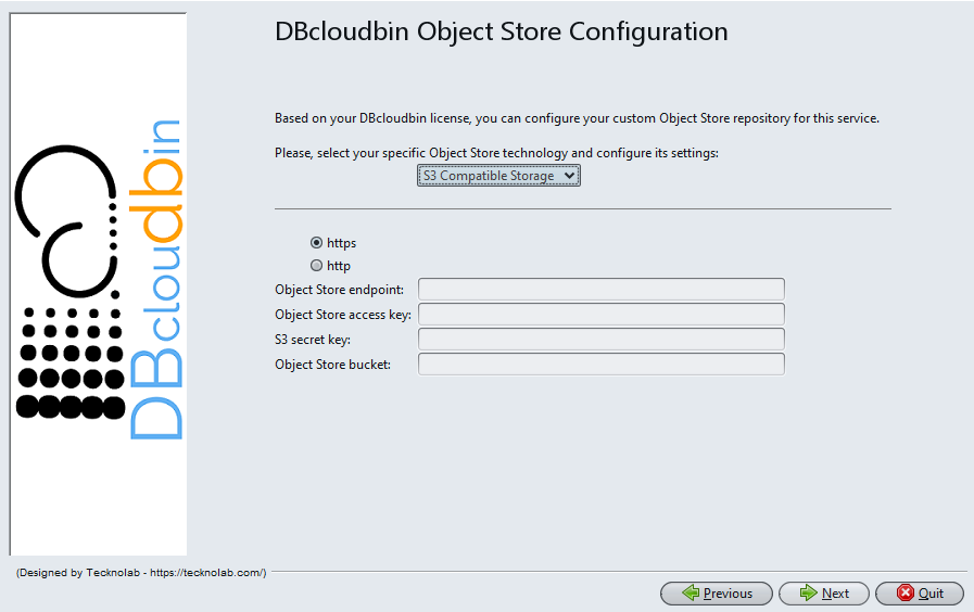 S3 Compatible Object Stores Classlobstore””s3lobstore” Dbcloudbin Database Downsizing