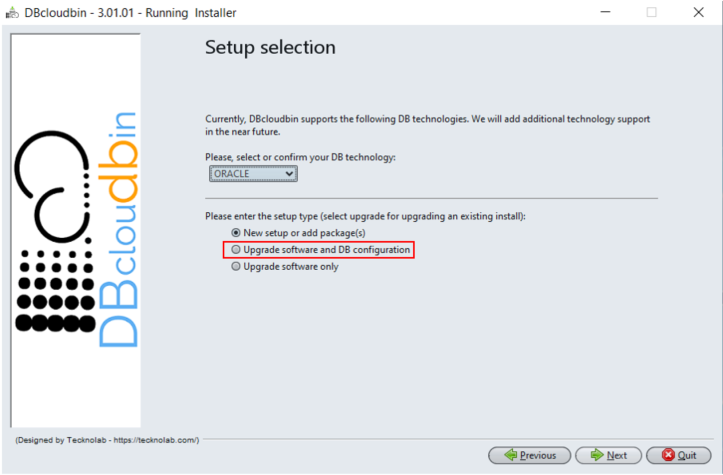 Update agent address - DBcloudbin - Database downsizing to Cloud Object Storage