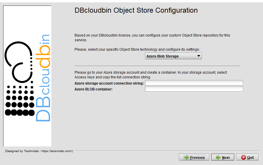 Azure BLOB (“class.lobstore”=”AzureLobStore”) - Database downsizing to ...